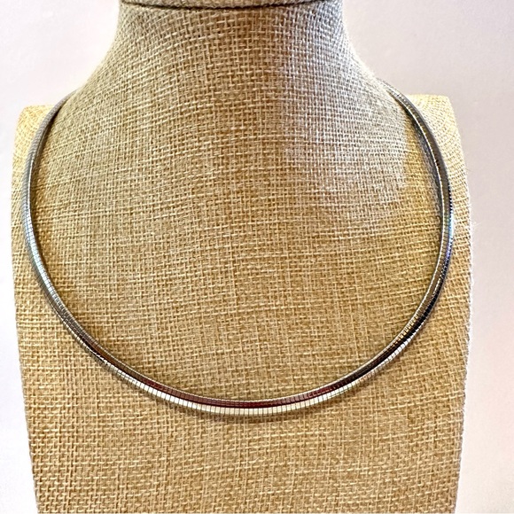 Milor | Jewelry | Milor Italy Stainless Steel Omega Chain Necklace 8 ...